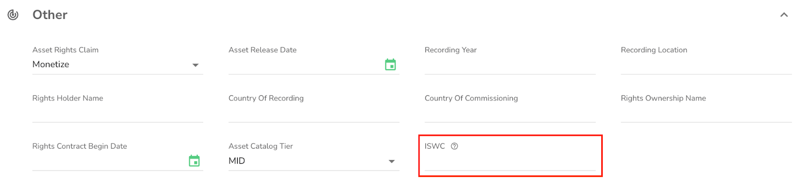 Publishing Identifiers in the FUGA Interface – FUGA Knowledge Base